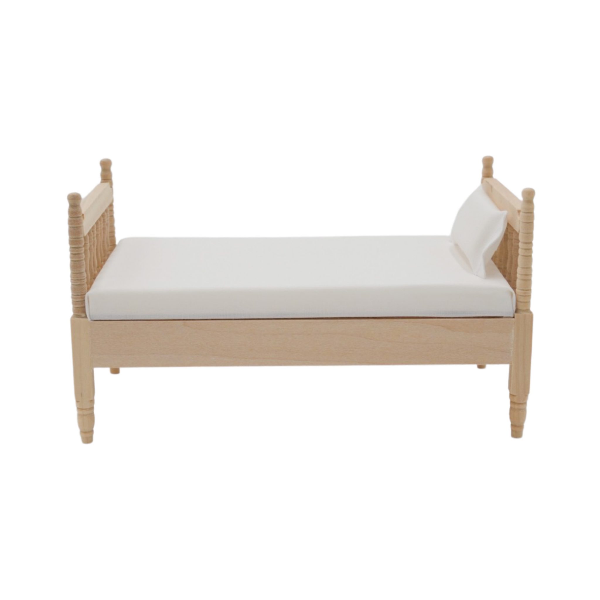 Zoey Bed | 1:12 Dollhouse Miniature | The Modern Dollhouse