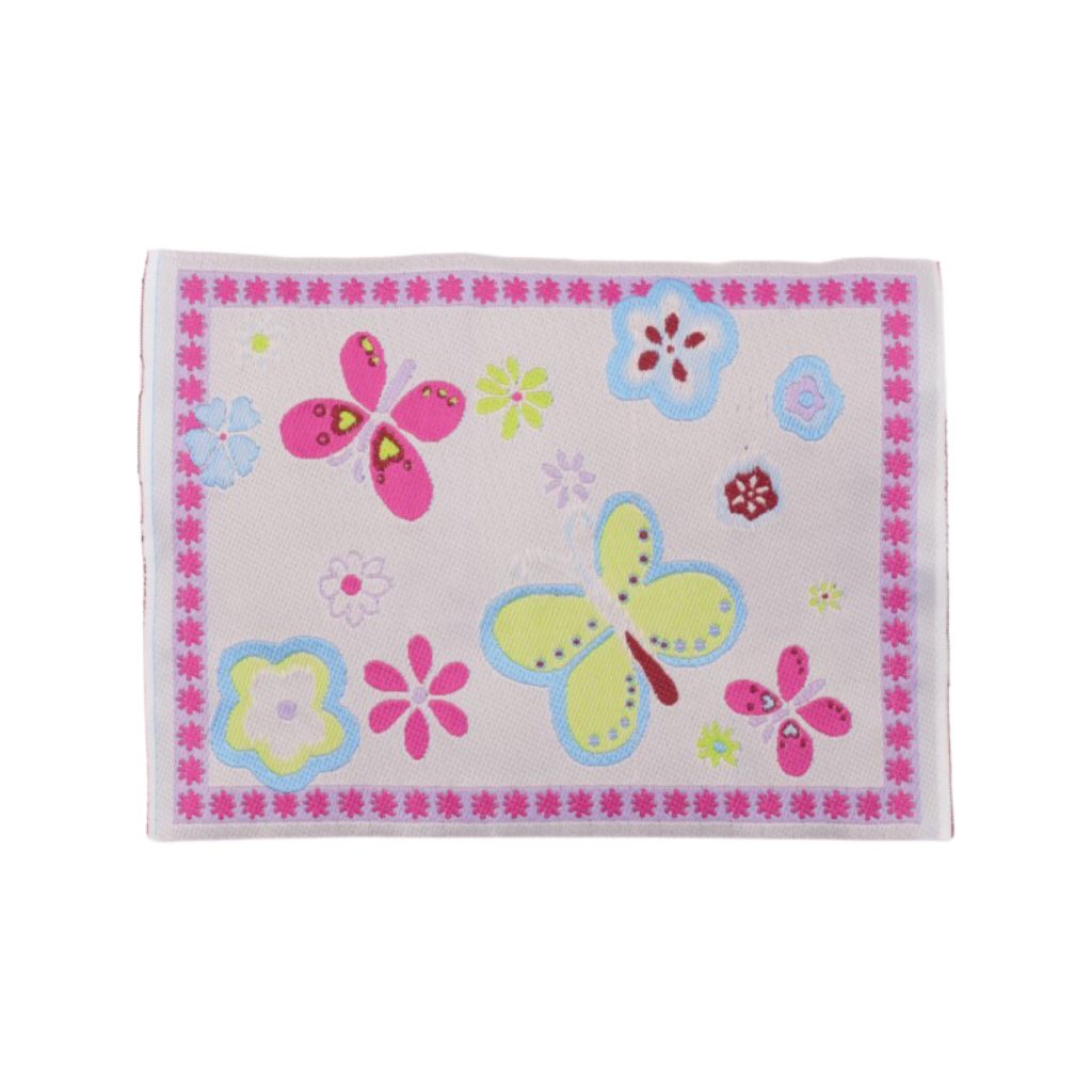 Pink Butterfly Rug - The Modern Dollhouse