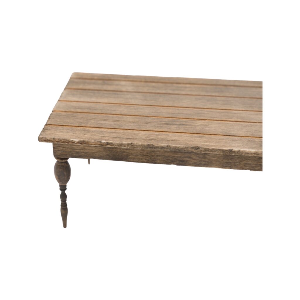 Rustic Miniature Table DIY Kit - The Modern Dollhouse