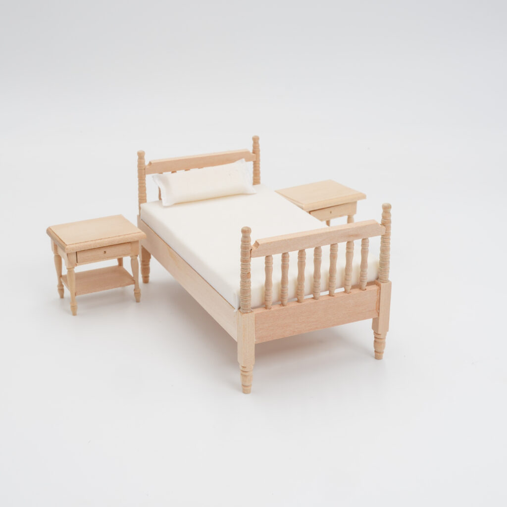 Zoey Bedroom Furniture Set | 1:12 Dollhouse Miniature | The Modern ...